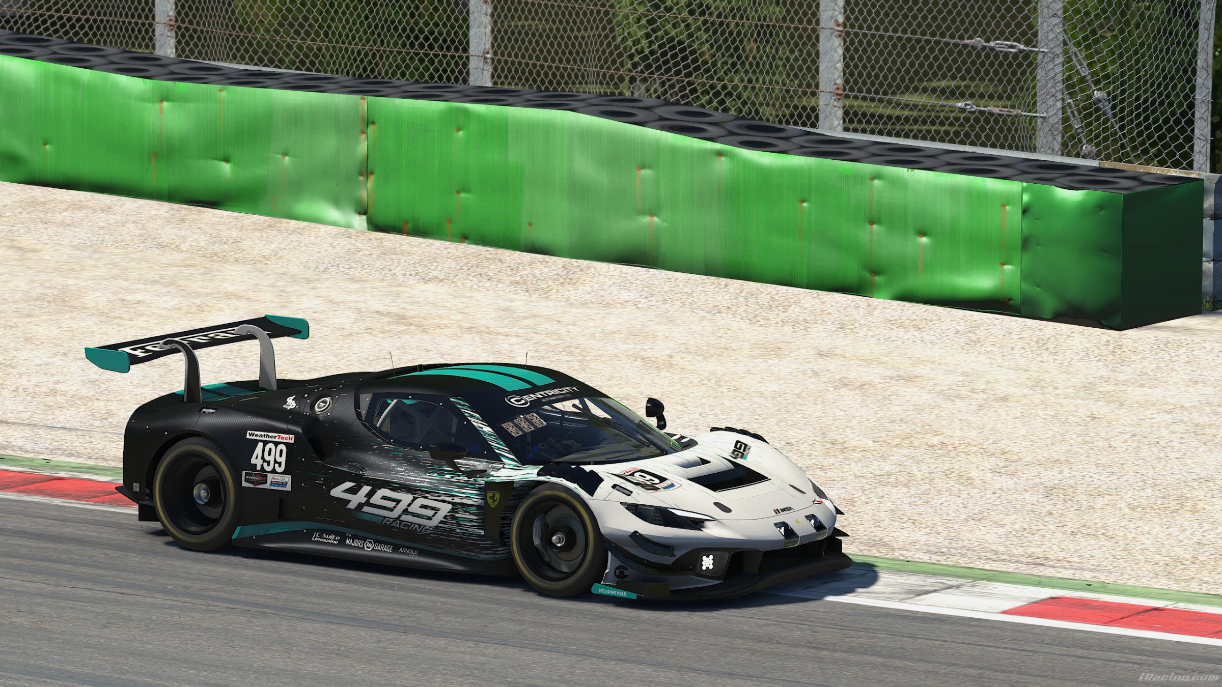 499RACING - Ferrari 296 GT3 4.1 (Cyan) by Nick Eby - Trading Paints