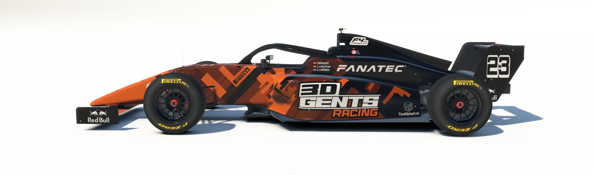3D Gents Racing | 2024 F4 Livery by Tim Kikkert - Trading Paints
