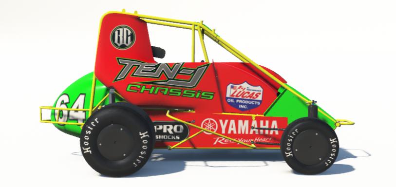 Ten J Chassis / Lucas Oil by Joe Cowin - Trading Paints