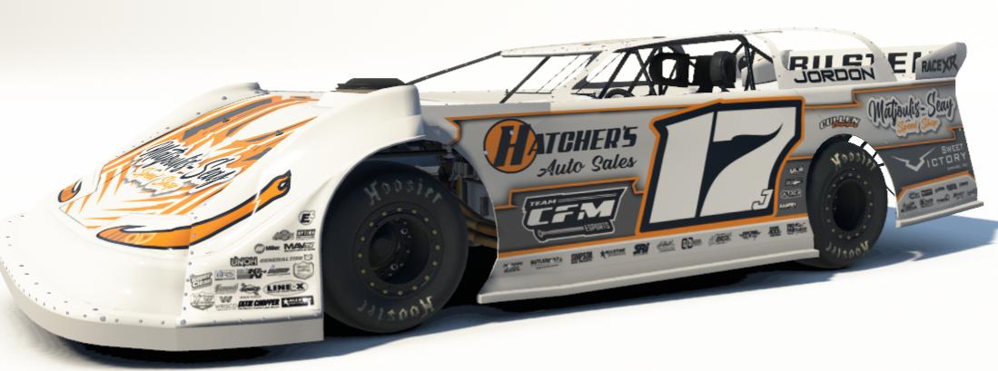 Zac Jordon White Gray Orange #17 by Connor Cullen - Trading Paints