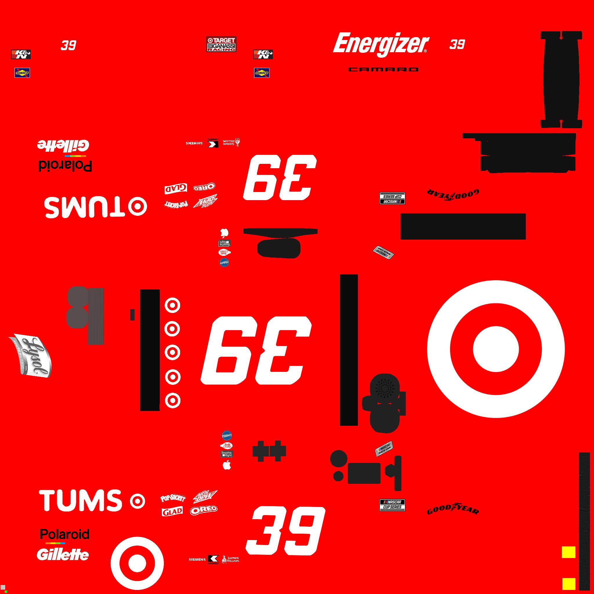 Target / Tums 2024 NASCAR Cup Car in 39 Car by Brenden Broberg ...