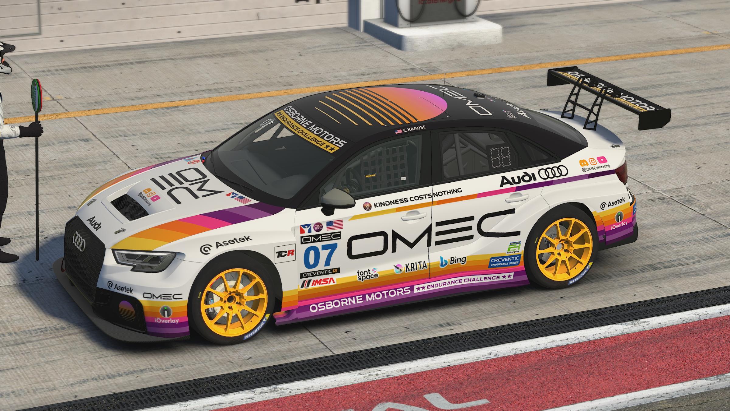 OMEC Audi RS3 TCR "Zenith" v1.0 by Patrick Cantrell - Trading Paints