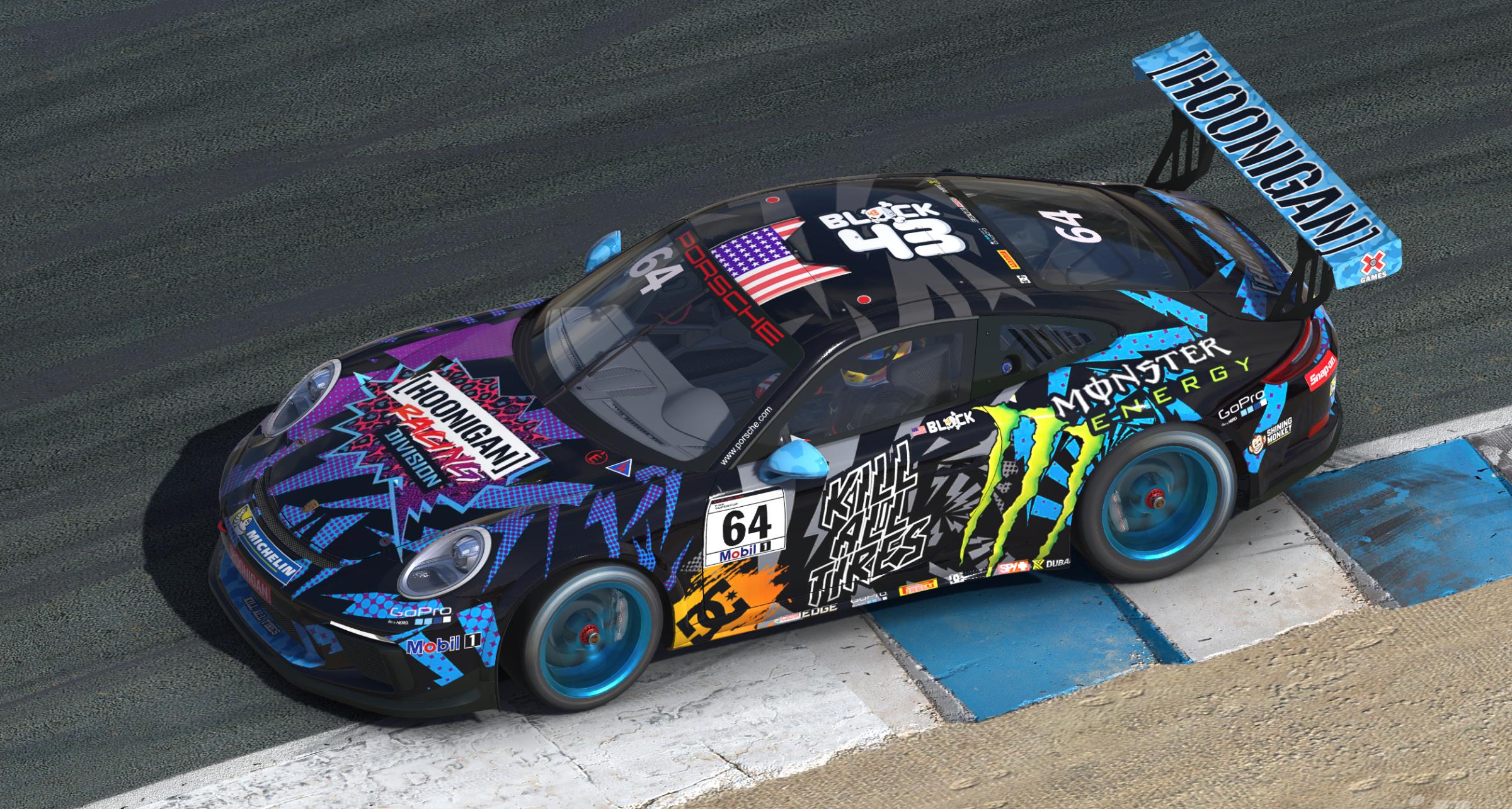 Ken Block "HOONIGAN" Porsche by Stefan Gawlista - Trading Paints
