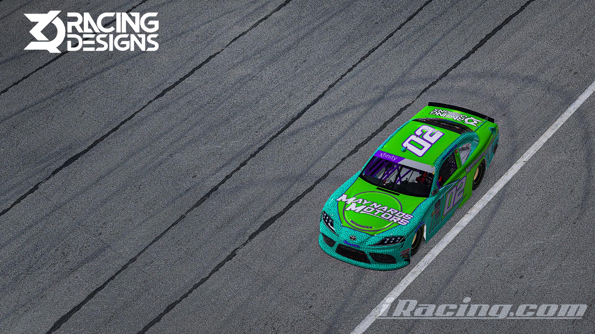 Nicholas Maynard #02 Maynards Motors XFINITY Toyota Supra by Johnathan ...