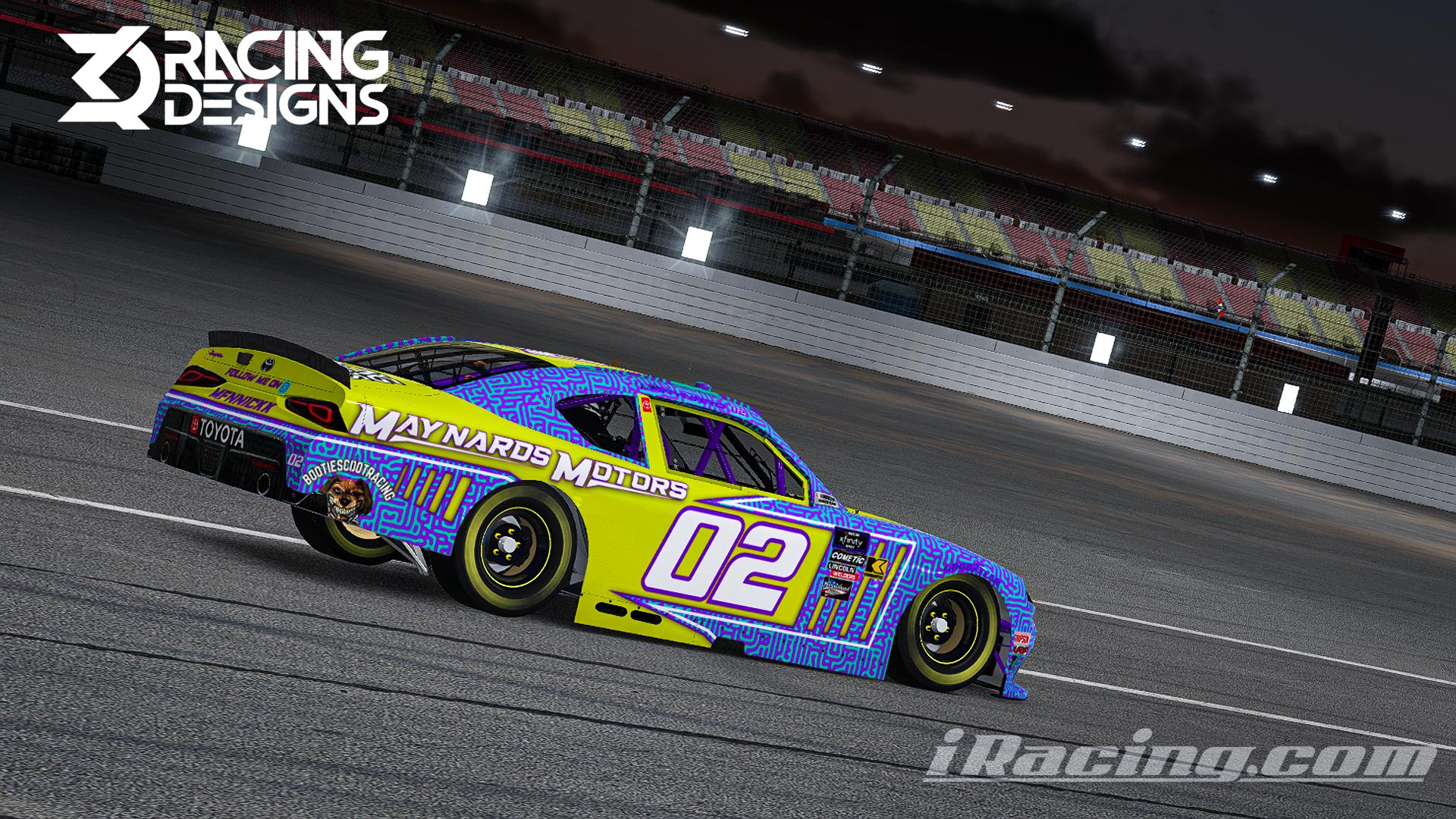 Nicholas Maynard SimStamped Maynards Motors XFINITY Toyota Supra ...