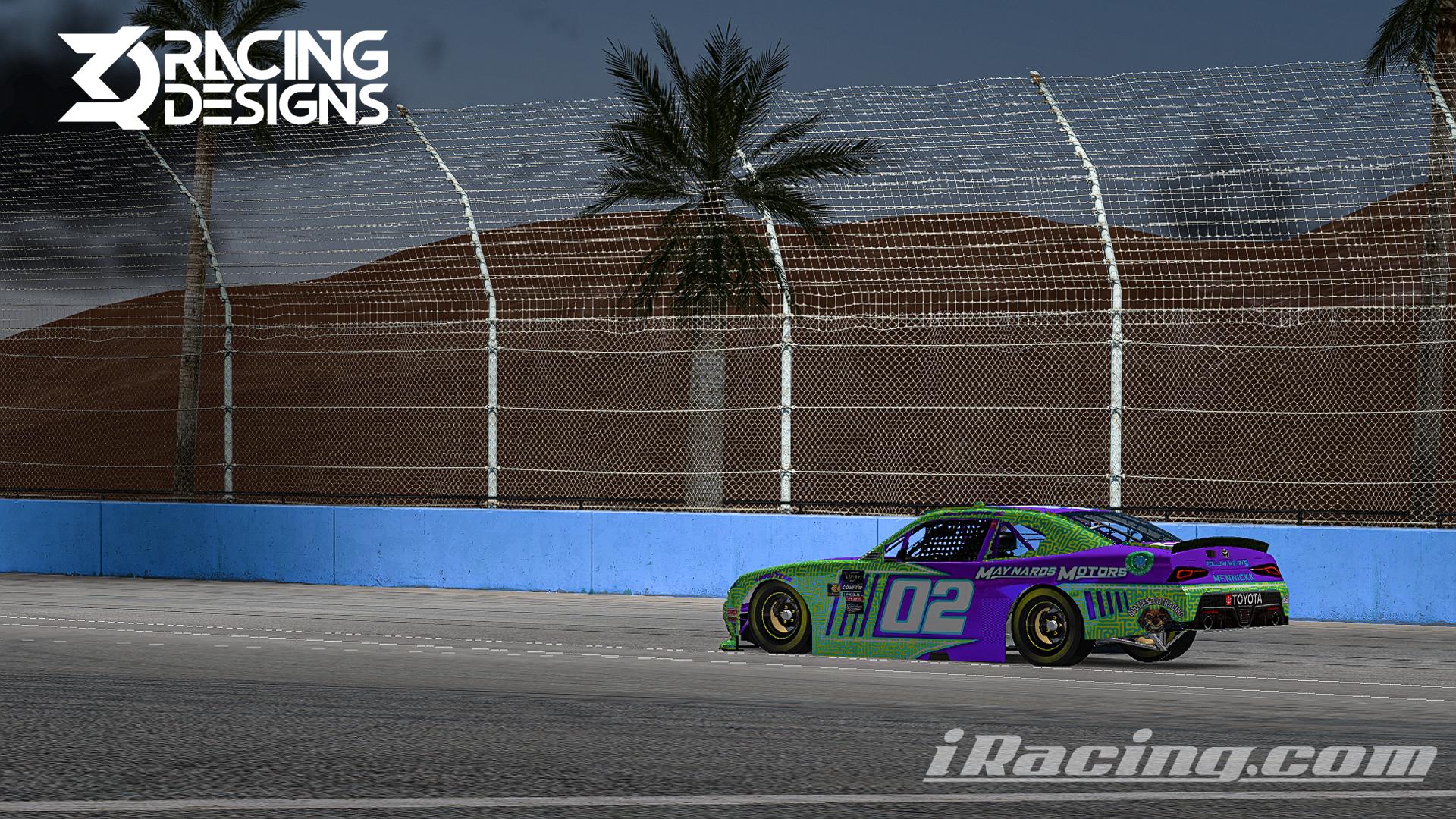 Nicholas Maynard SimStamped Maynards Motors XFINITY Toyota Supra ...