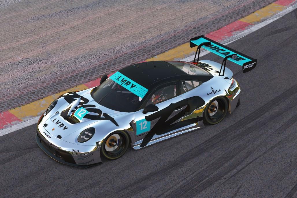 RIOT Motorsport 911 GT3 R (992) Chrome by Myller D. - Trading Paints