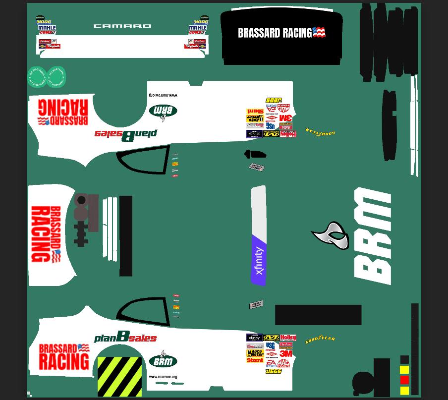 brm dale jr amp nxs throwback chevy by John Brassard - Trading Paints