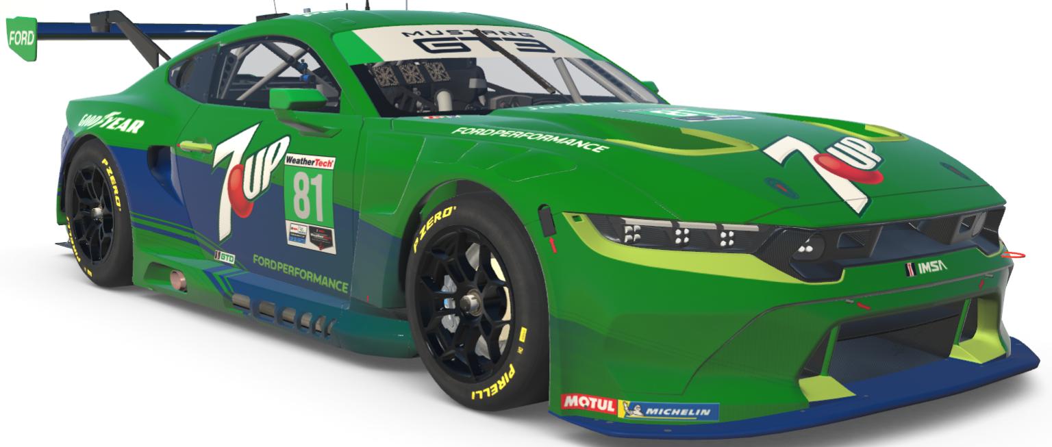 Jordan Ford Mustang by Drake Heinz - Trading Paints