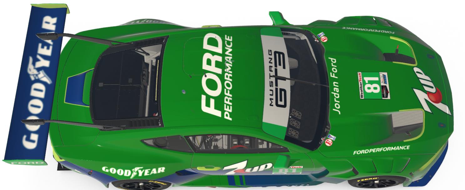 Jordan Ford Mustang by Drake Heinz - Trading Paints