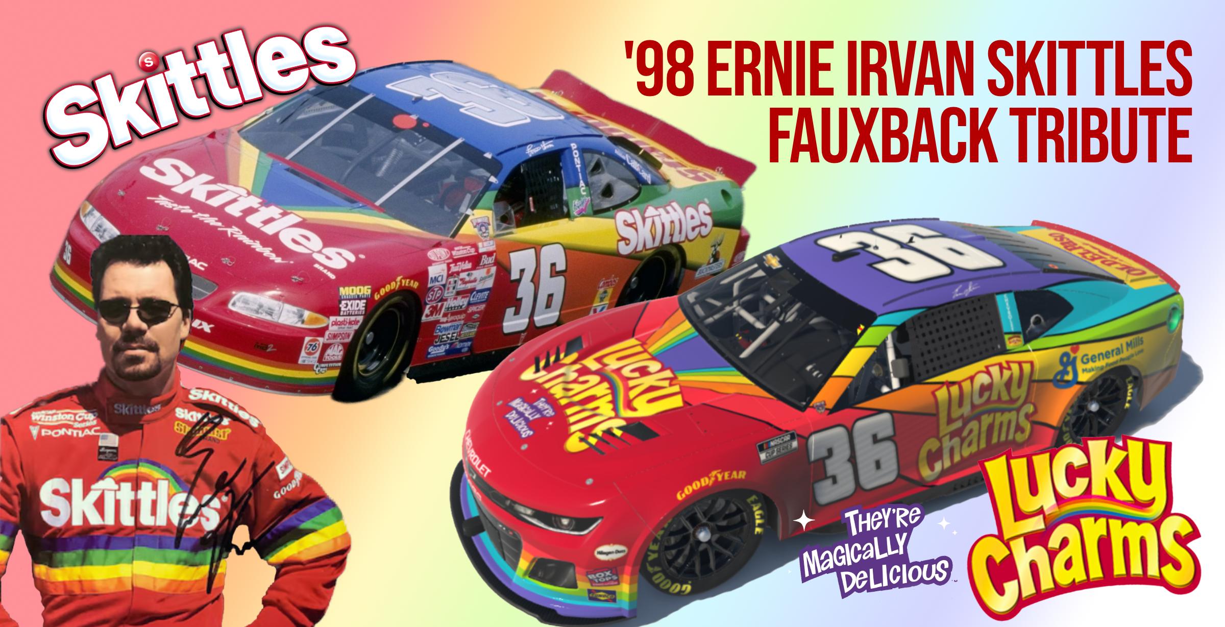 Lucky Charms - Ernie Irvan Skittles - Fauxback by John C. - Trading Paints