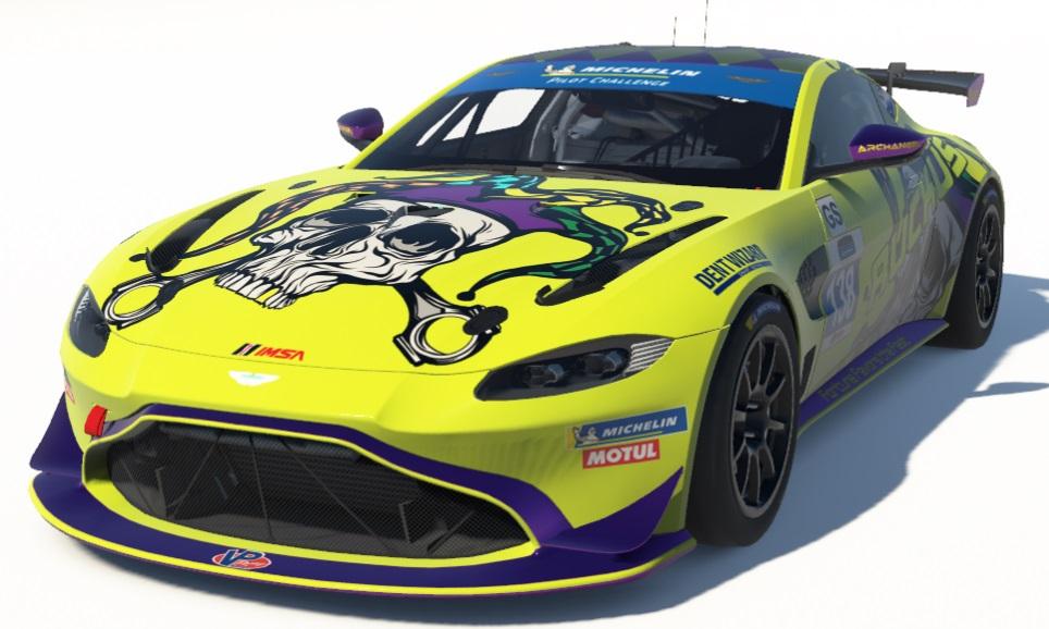 #45 Ruckus Racing Aston Martin Vantage GT4 by Zack W Gould - Trading Paints