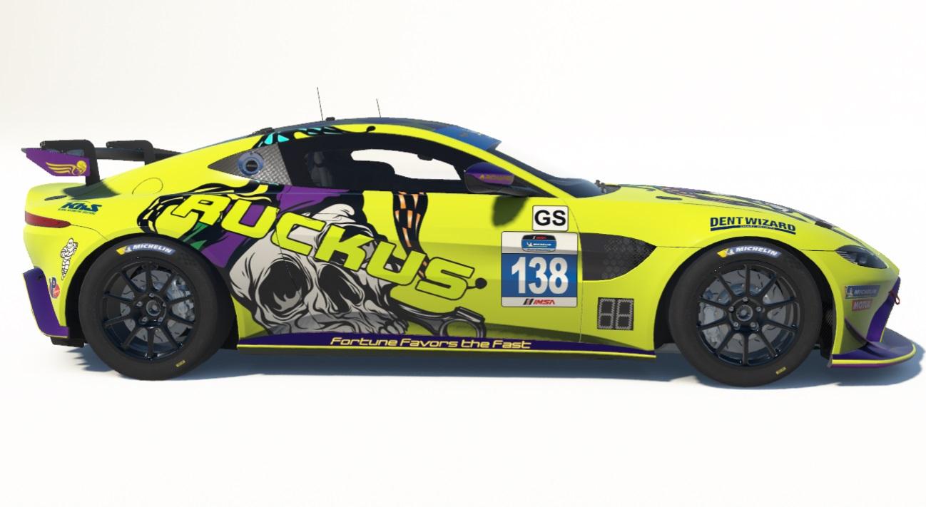 #45 Ruckus Racing Aston Martin Vantage GT4 by Zack W Gould - Trading Paints