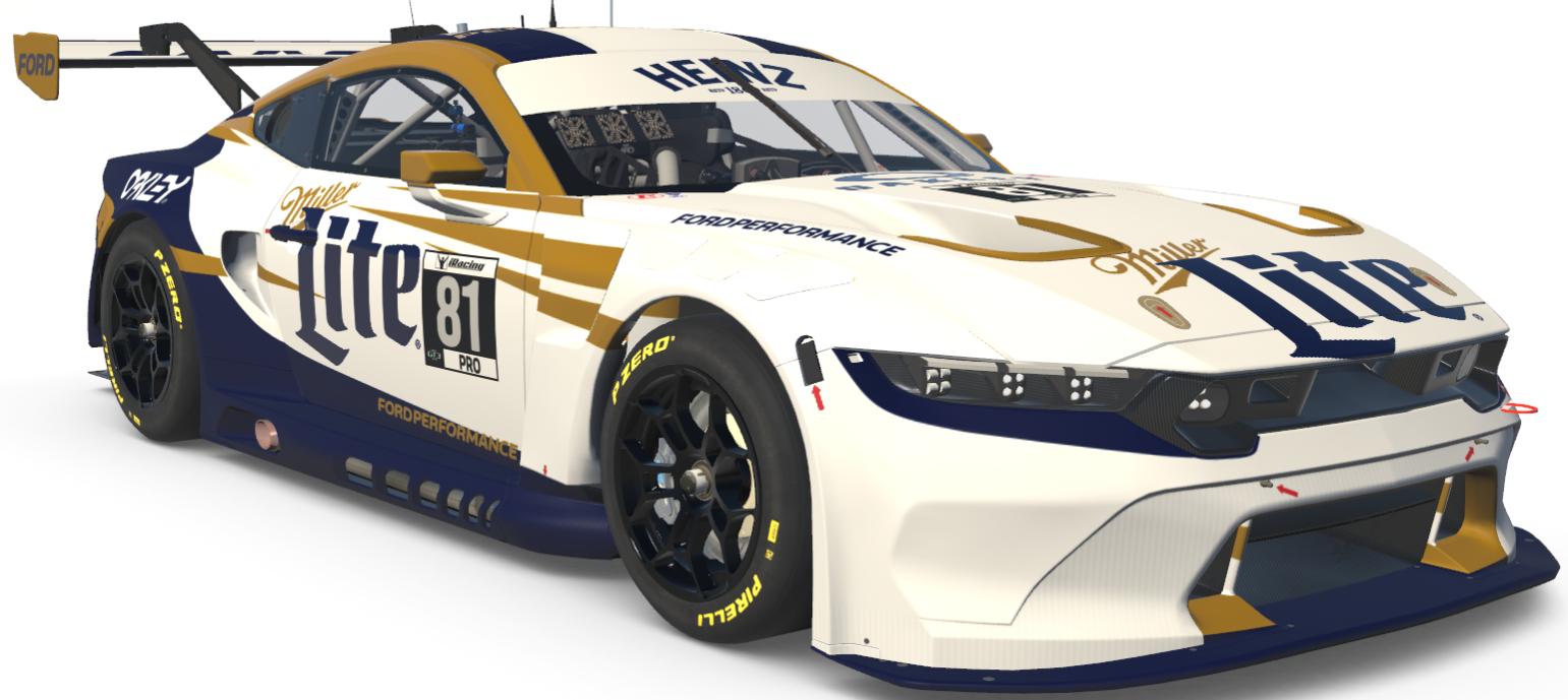 Miller Lite Mustang by Drake Heinz - Trading Paints