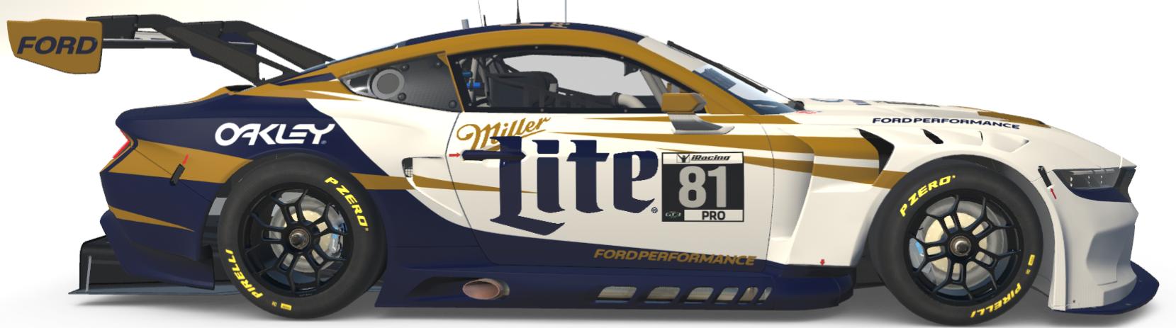 Miller Lite Mustang by Drake Heinz - Trading Paints