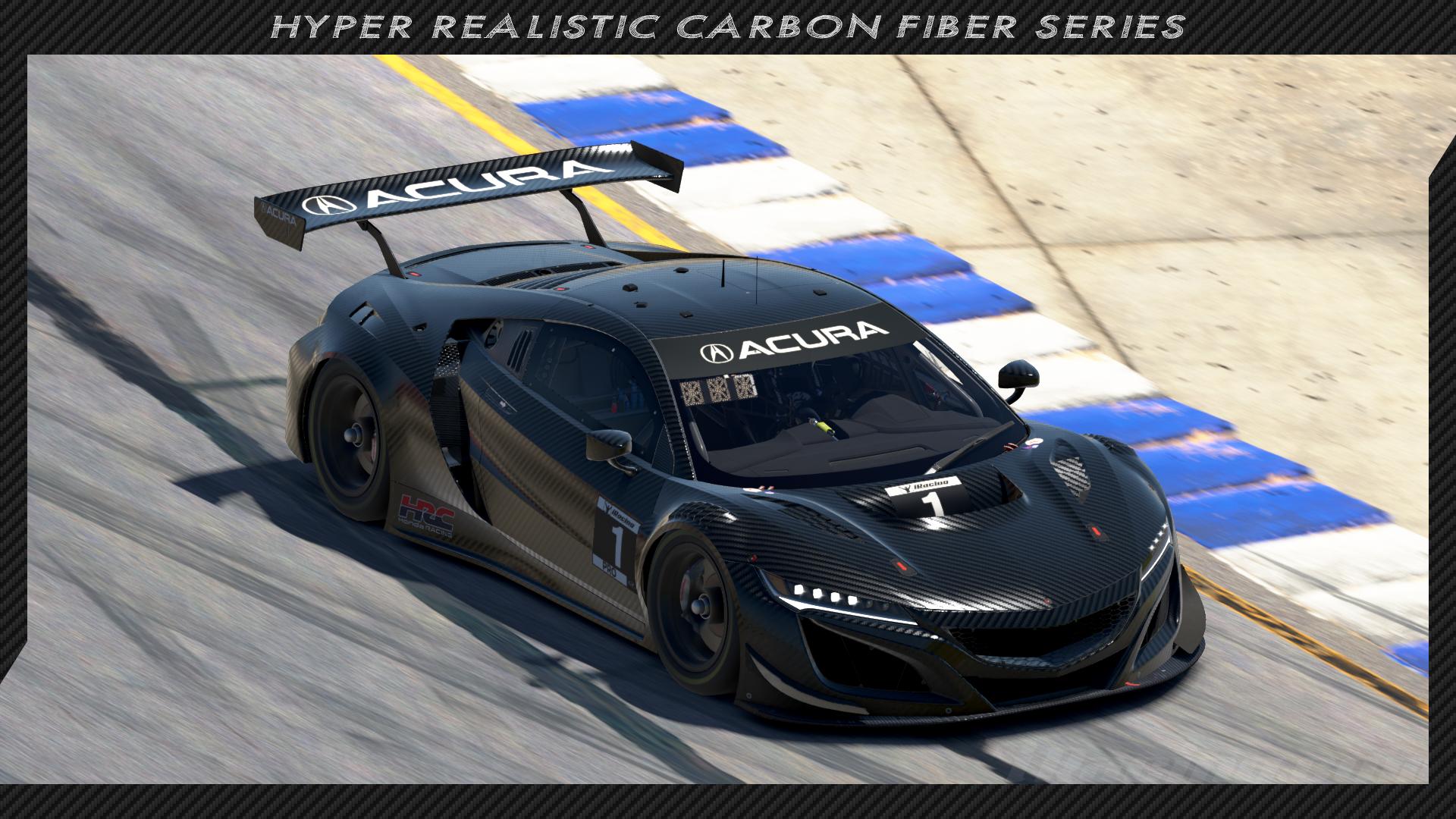 Acura NSX GT3 EVO 22 Hyper Realistic Carbon Fiber Shader (iRacing ...
