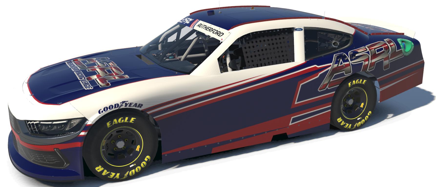 Xfinity Mustang ASRL V2 by Corey Rutherford - Trading Paints