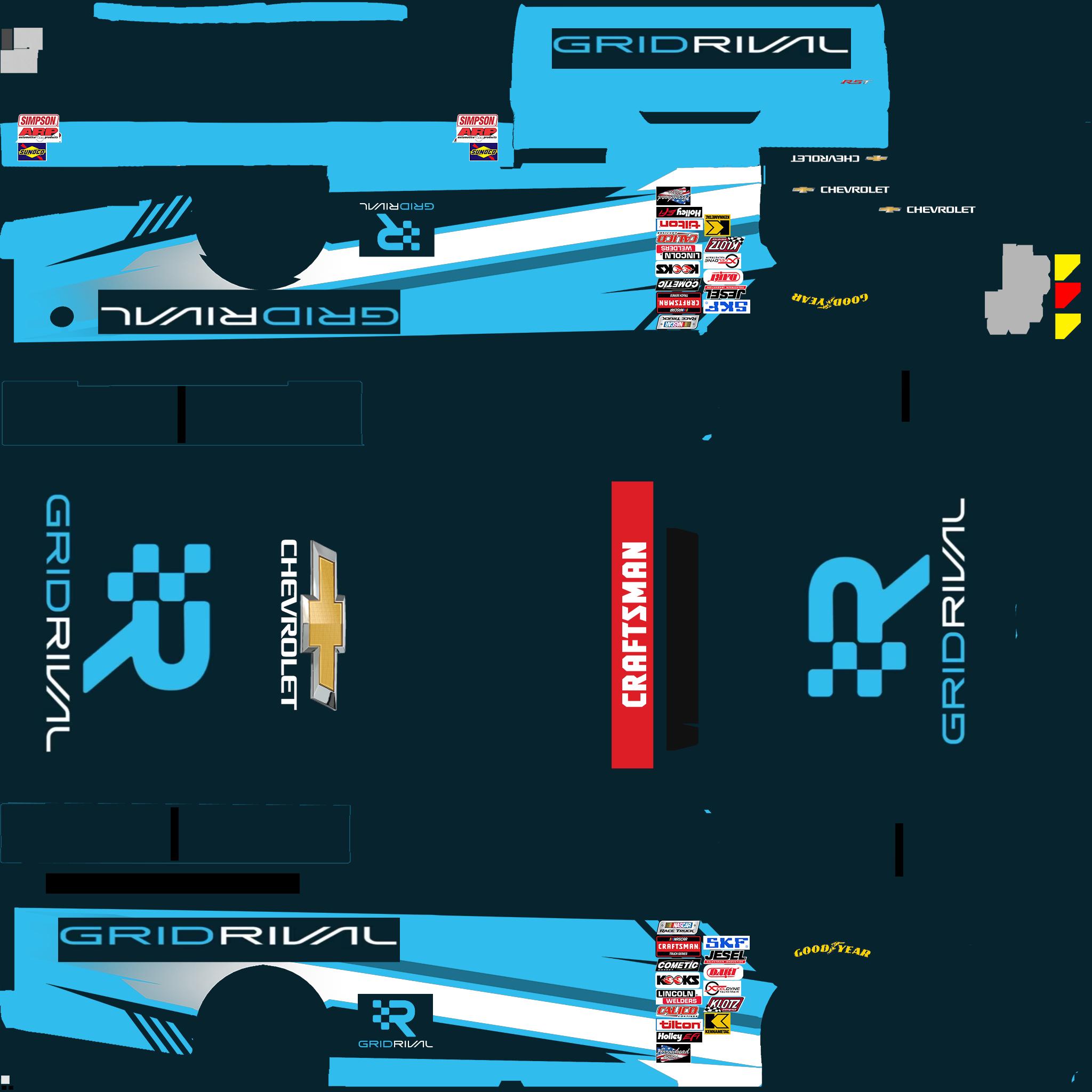 BRM 2025 grid rival nts chevy by John Brassard - Trading Paints