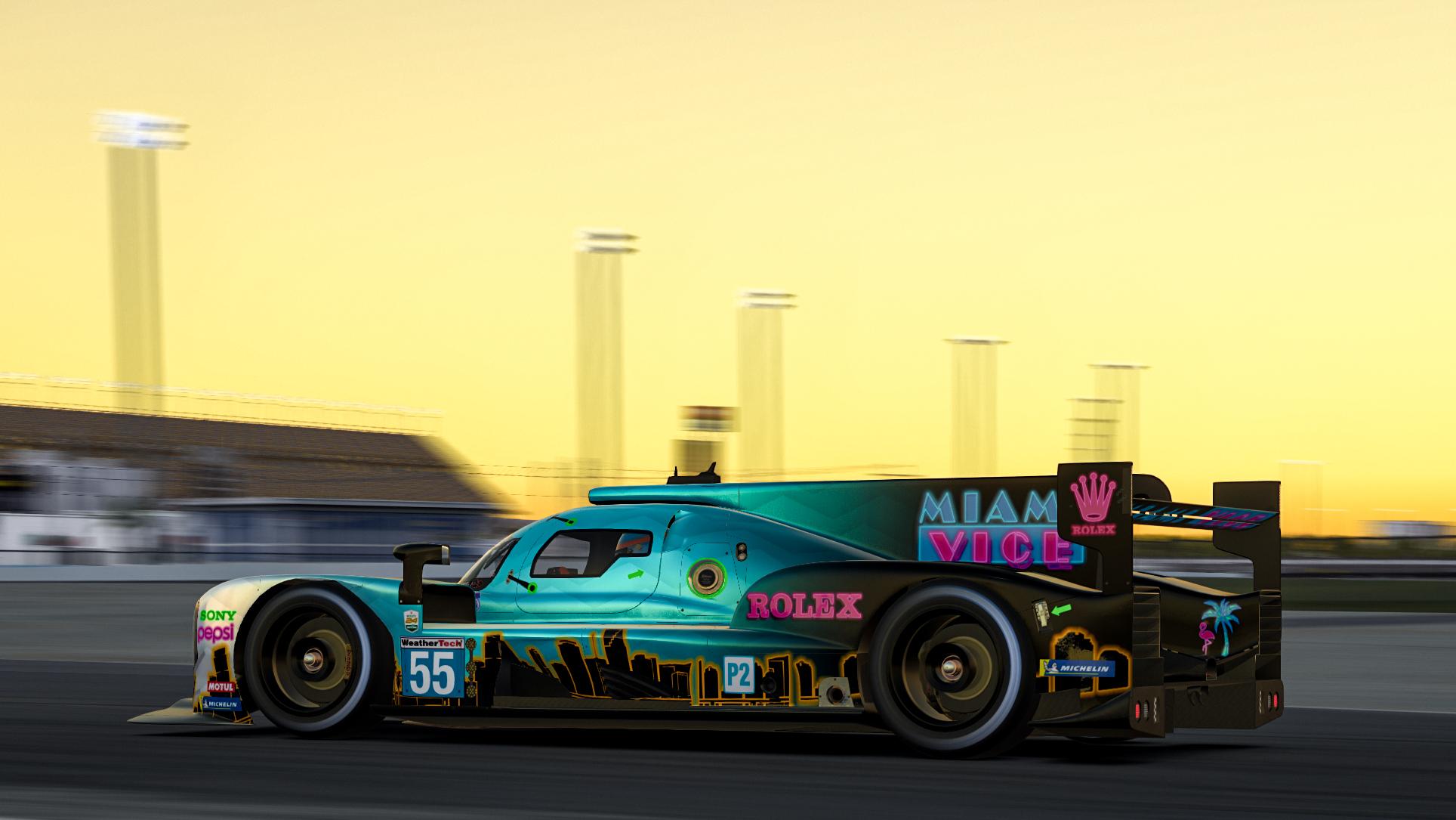 Miami Vice Dallara P217 by Daniel Kranefuss - Trading Paints