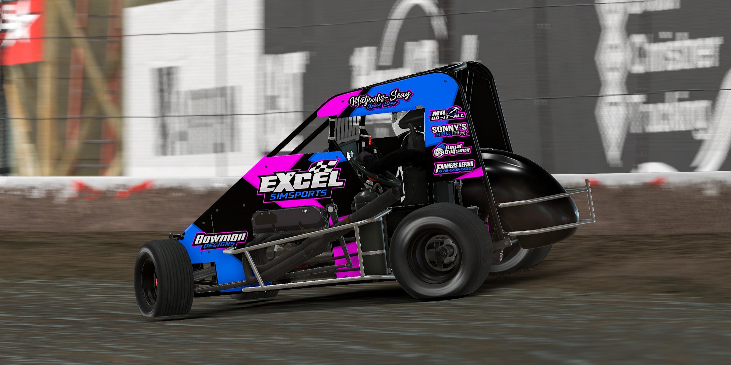 Kelly Carman Dirt Midget: Bowman Designs by Tyler Bowman4 - Trading Paints