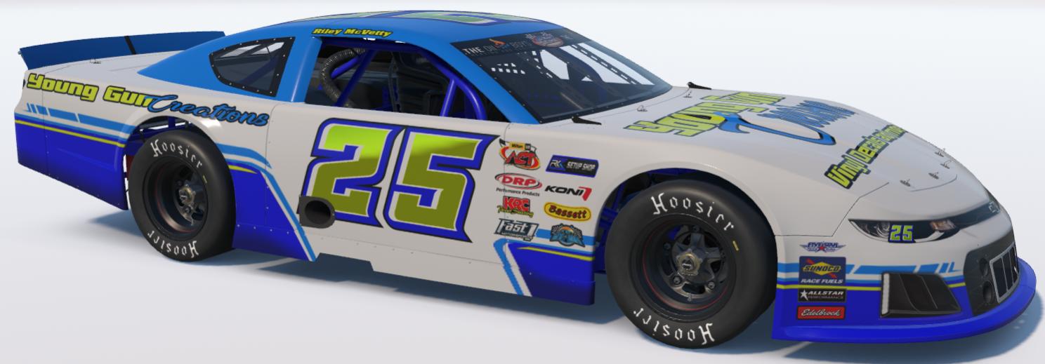 late model Riley McVetty 2025 car by Aiden Young - Trading Paints