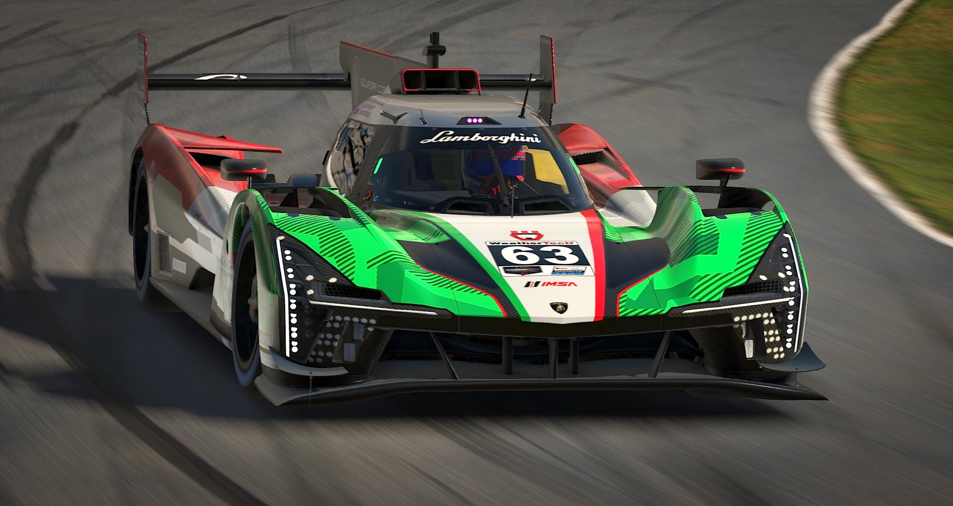 "Lamborghini" SC63 -2025 Rolex 24 at Daytona by Matthew A Tomelleri - Trading Paints