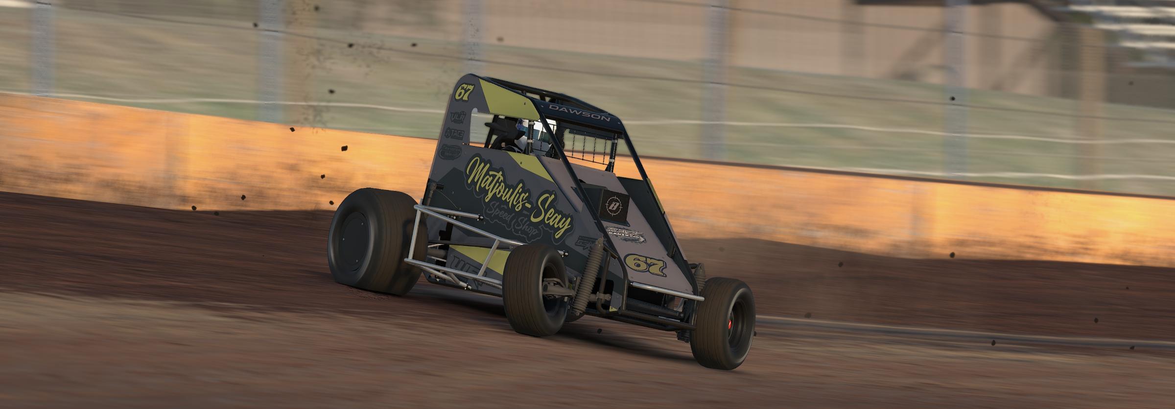 Dawson Dirt Midget: Bowman Designs by Tyler Bowman4 - Trading Paints