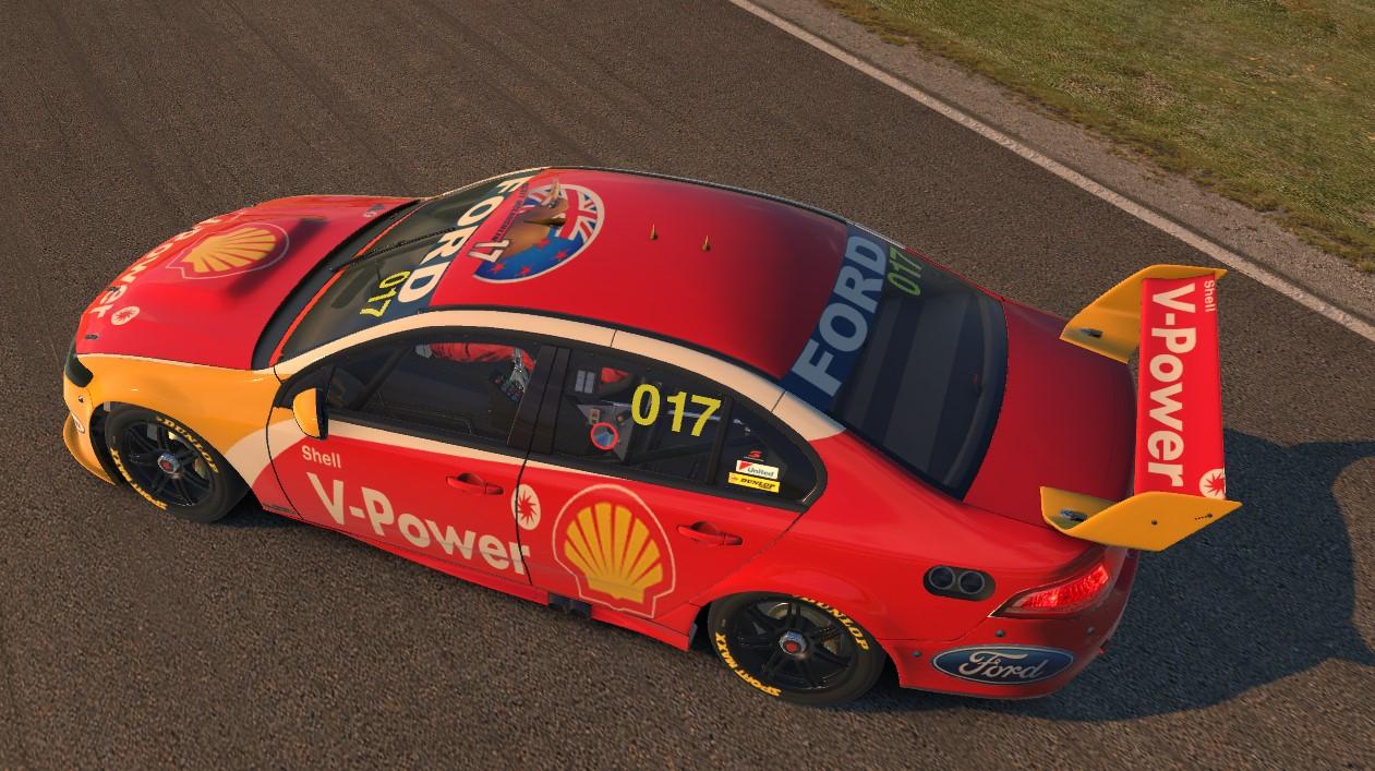shell v-power yellow/red by Brian Borg - Trading Paints
