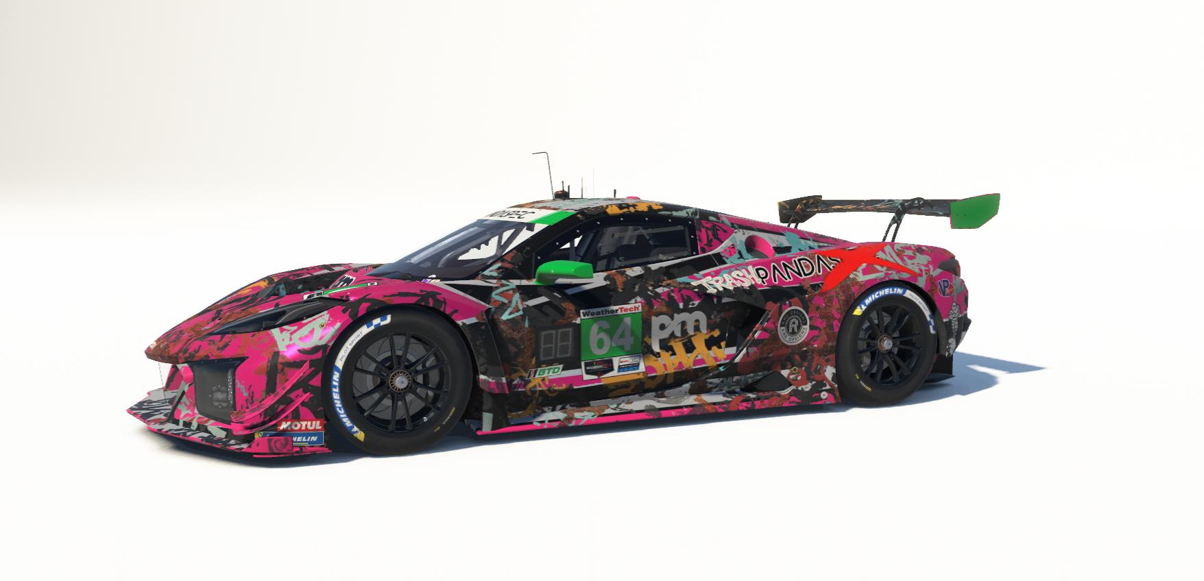 PandaSpec - Hot Pink Trash Vette by Rob E. - Trading Paints