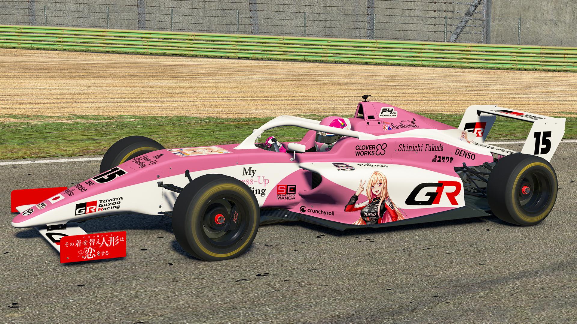 Marin Kitagawa GR Pink FIA F4 by Jasper De Jong - Trading Paints