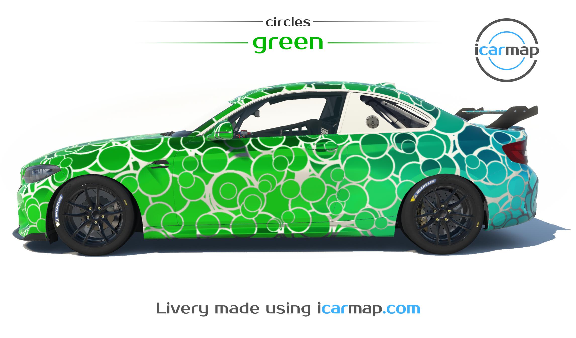 Circles - Green (BMW M2 CS Racing) by Will M. - Trading Paints