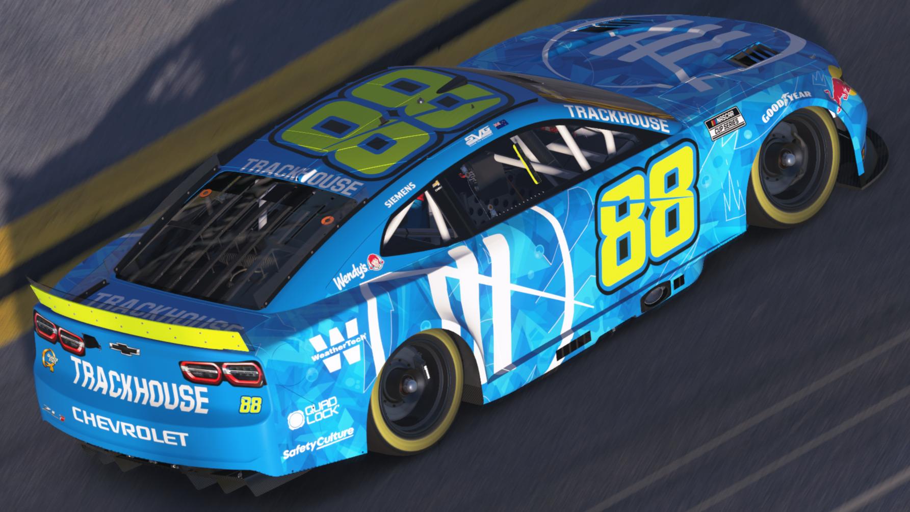 Shane van Gisbergen Trackhouse Racing Bowman Gray 2025 by Mick J ...