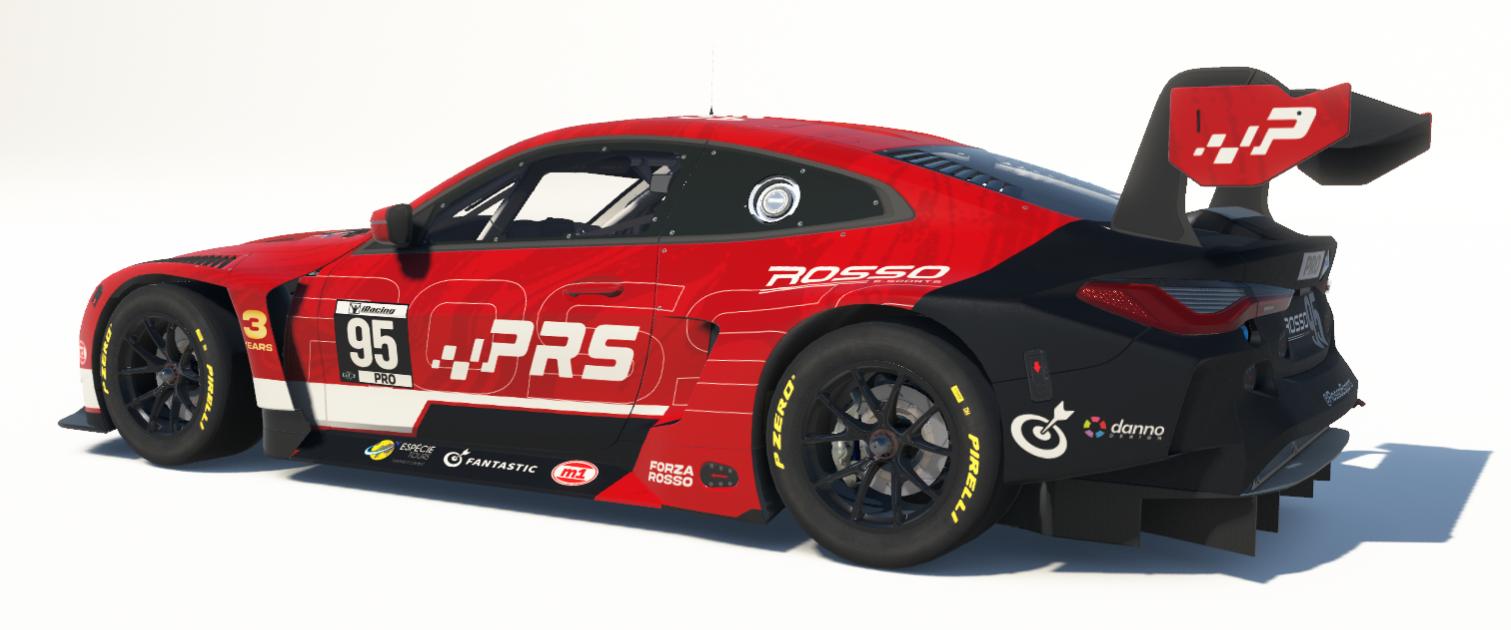 Rosso eSports 2025 | BMW M4 GT3 by Danilo Vaz - Trading Paints