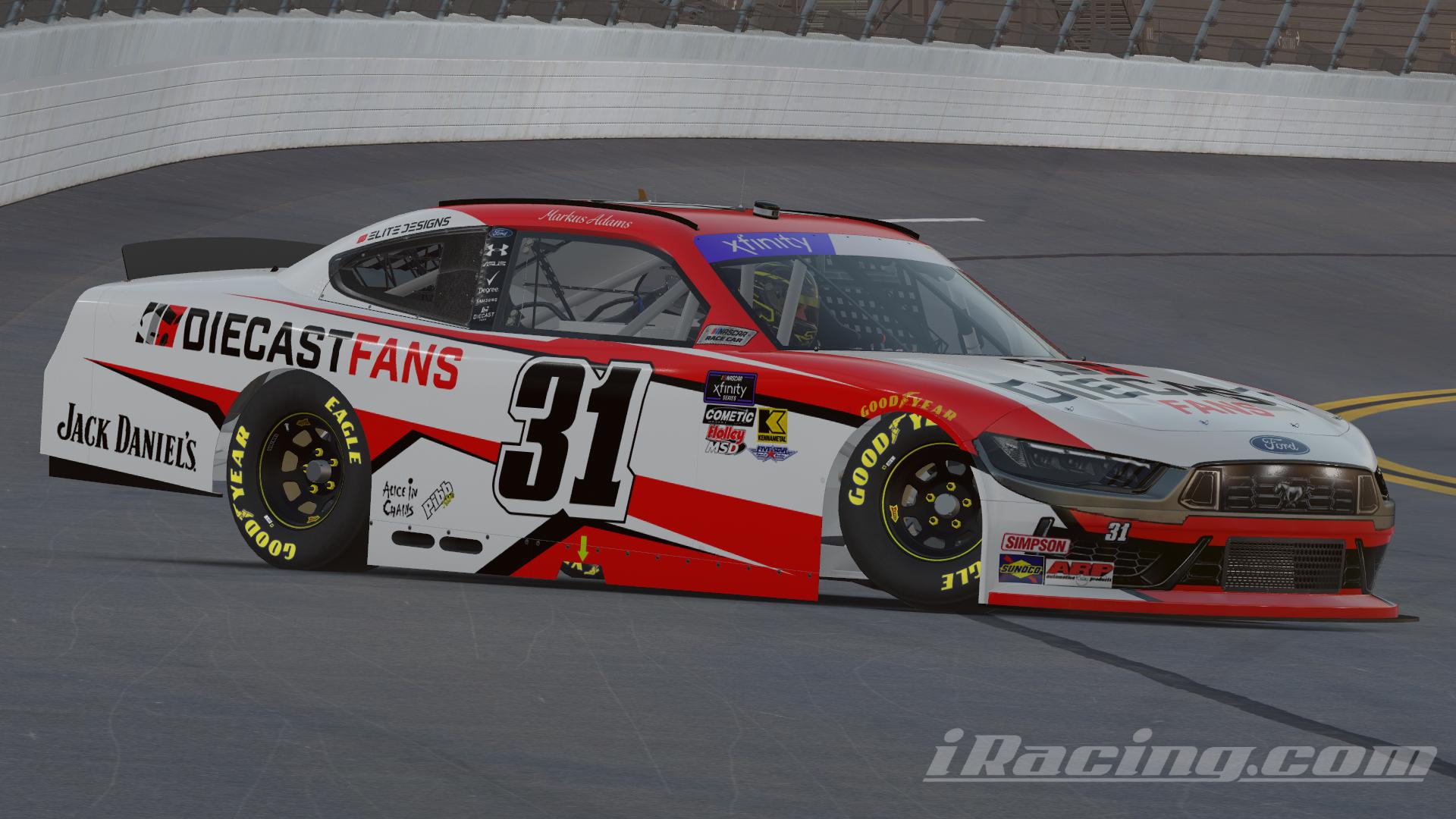 Markus Adams - 2025 DiecastFans by Jared W. - Trading Paints