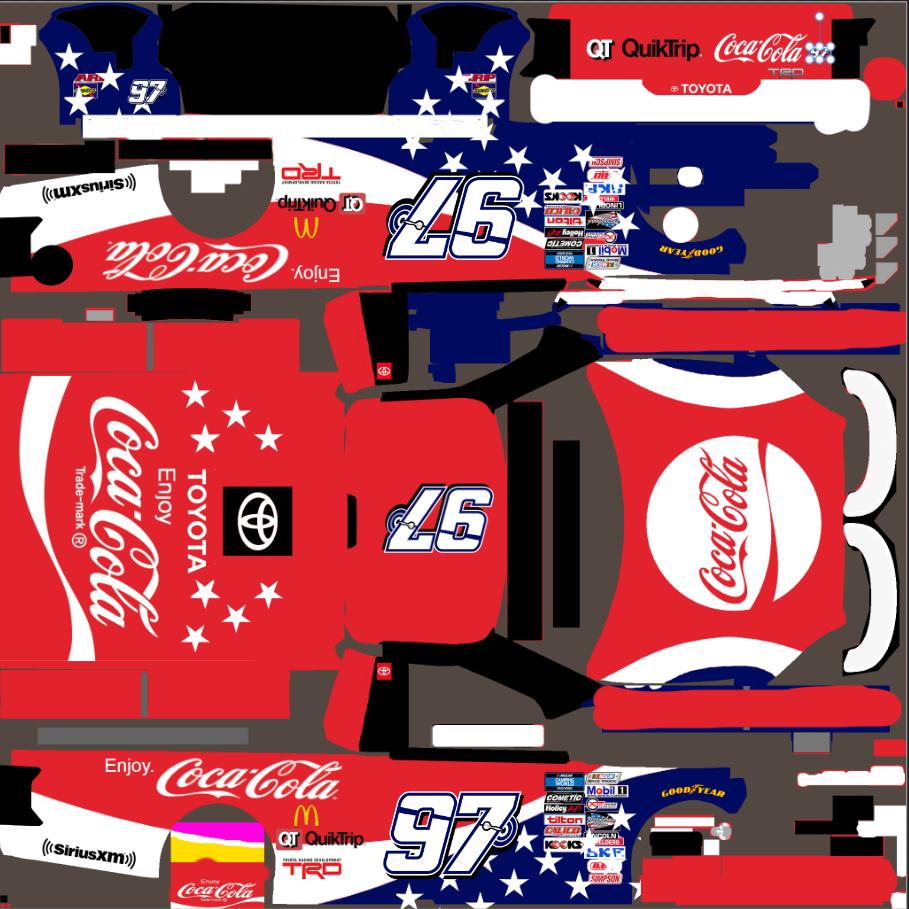 Coca Cola Patriotic by Joseph Turley - Trading Paints