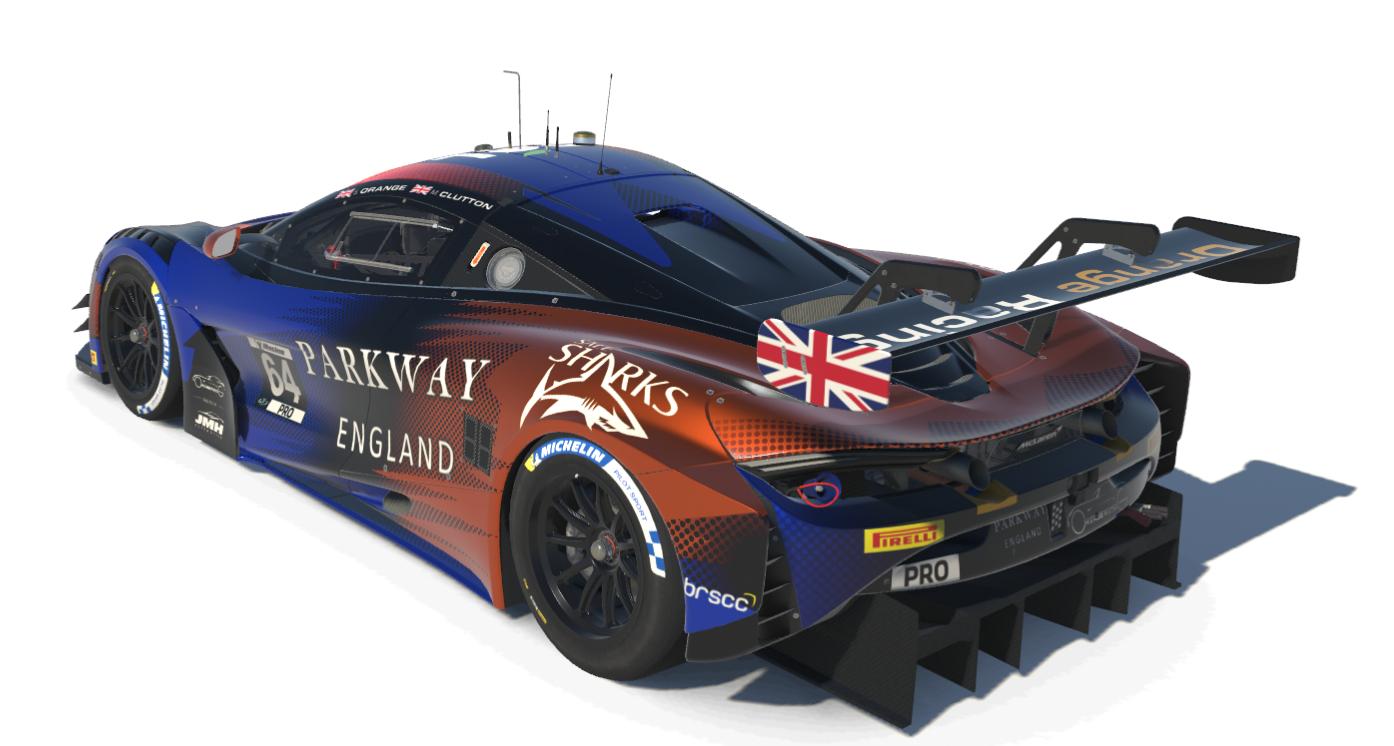 Orange Racing Powered by JMH Automotive McLaren 720s GT3 car by Keith ...