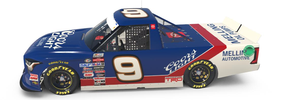 91 Coors Light Melling Car by Michael Harris Jr - Trading Paints