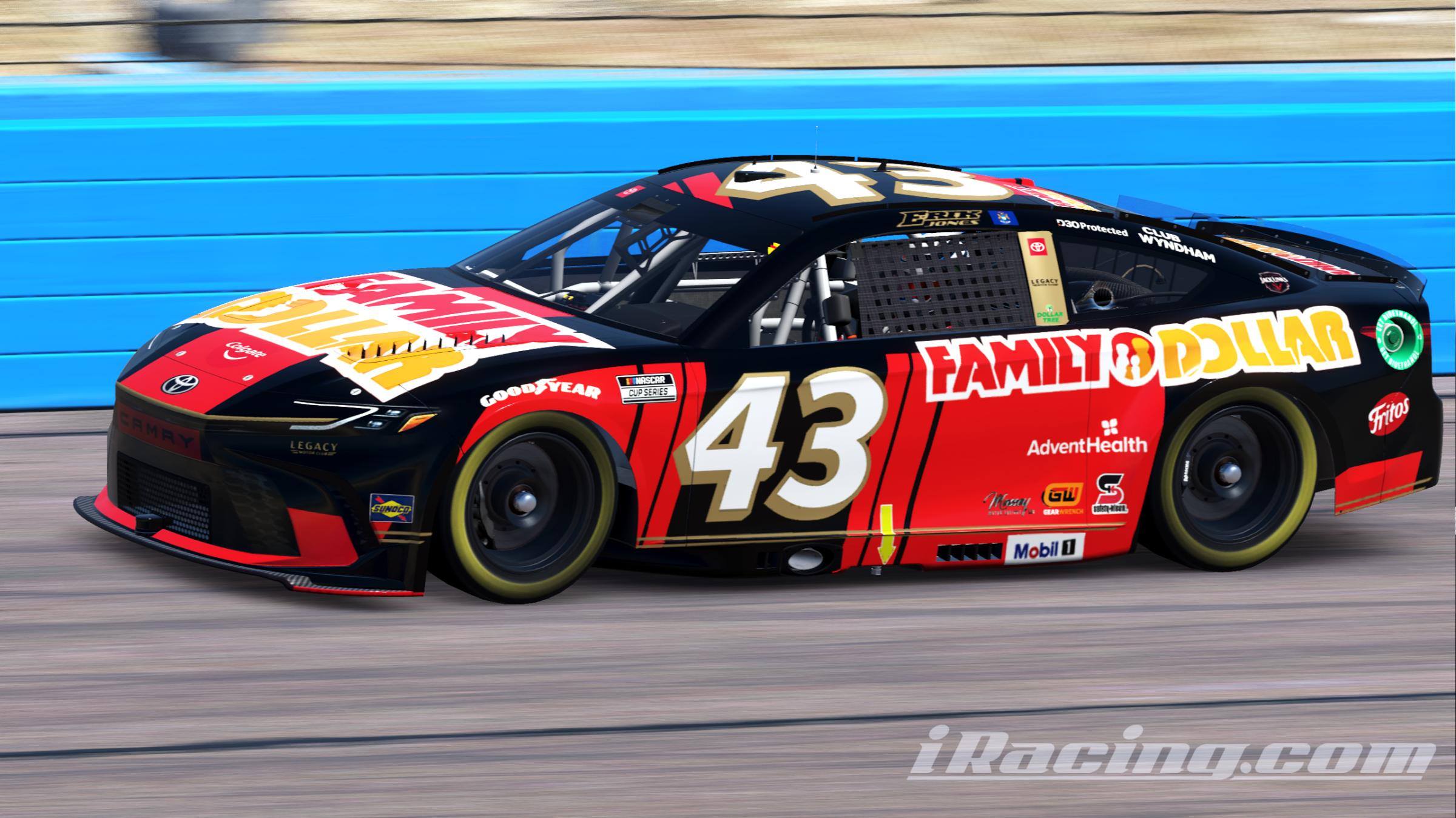 Erik Jones 2025 Family Dollar (Sim #) by Gary P. - Trading Paints