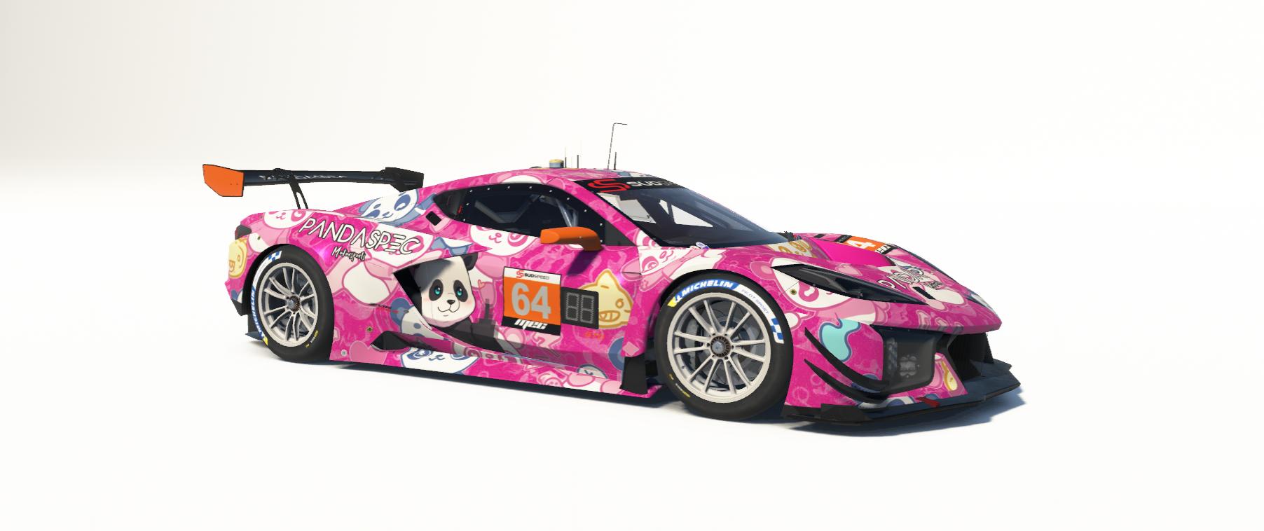 PandaSpec - MEC Sports - Anime Corvette by Rob E. - Trading Paints