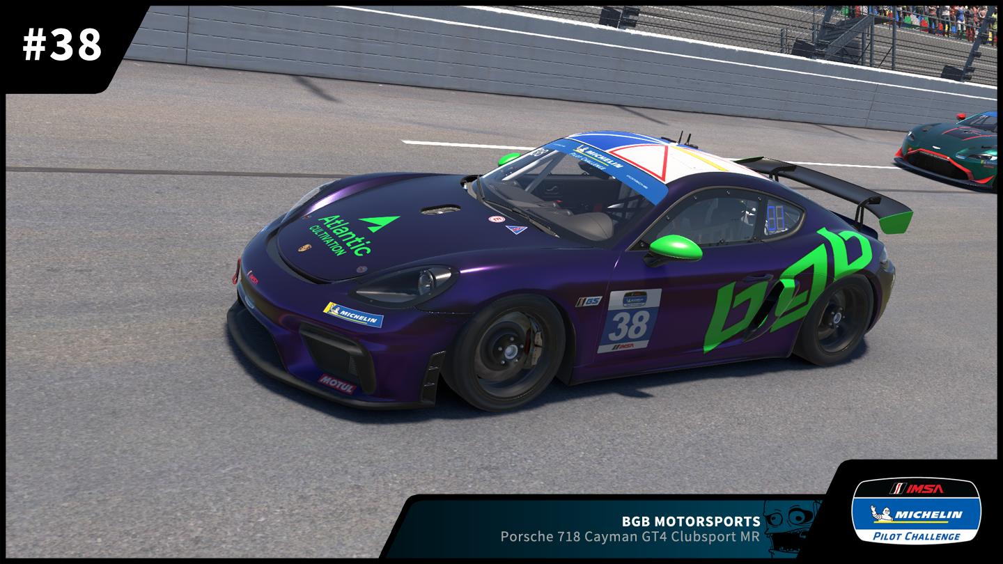#38 BGB Motorsports Porsche 718 GT4 RS CS 2025 IMSA Michelin Pilot ...
