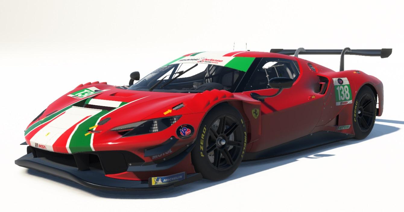 #66 AF Corse Ferrari 296 GT3 2025 IMSA VP Racing SportsCar Challenge by ...