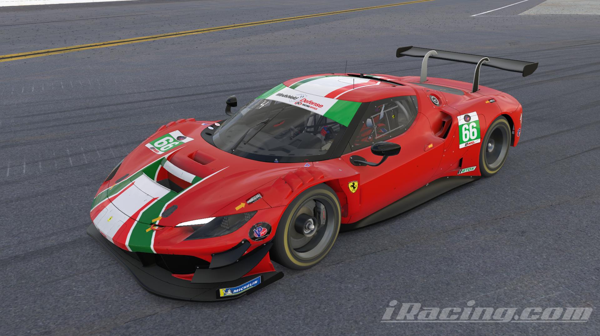#66 AF Corse Ferrari 296 GT3 2025 IMSA VP Racing SportsCar Challenge by ...