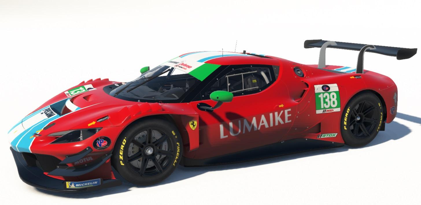 #50 AF Corse Ferrari 296 GT3 2025 IMSA VP Racing SportsCar Challenge by Zack W Gould - Trading ...