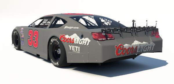 Coors Light Super Late Model by Zachary Steele2 - Trading Paints