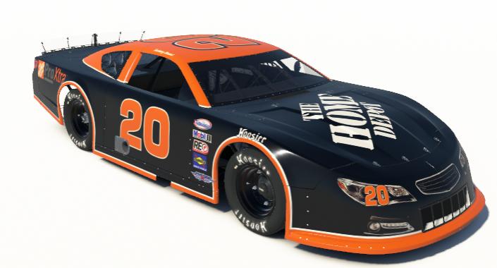 Home Depot Super Late Model by Zachary Steele2 - Trading Paints