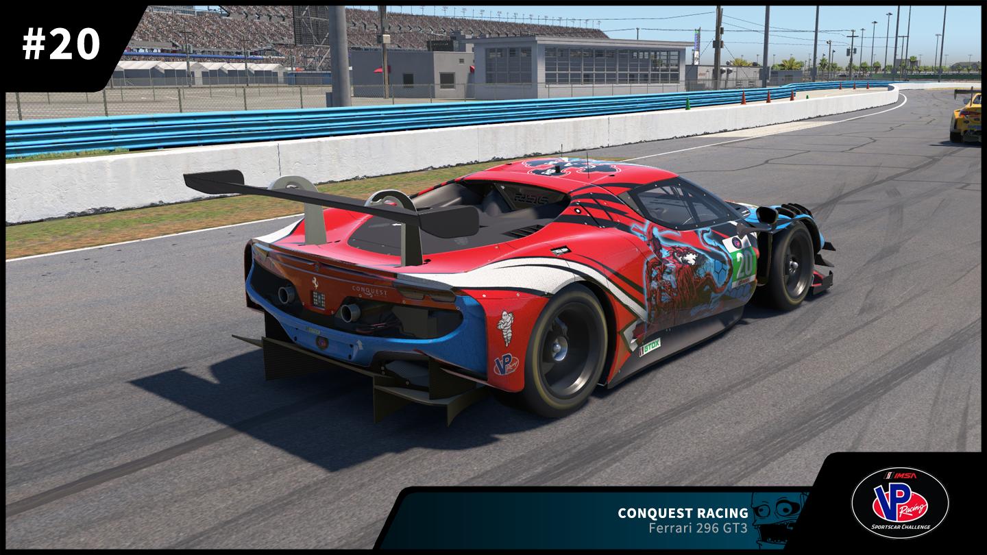 #20 Conquest Racing Ferrari 296 GT3 2025 IMSA VP Racing SportsCar ...