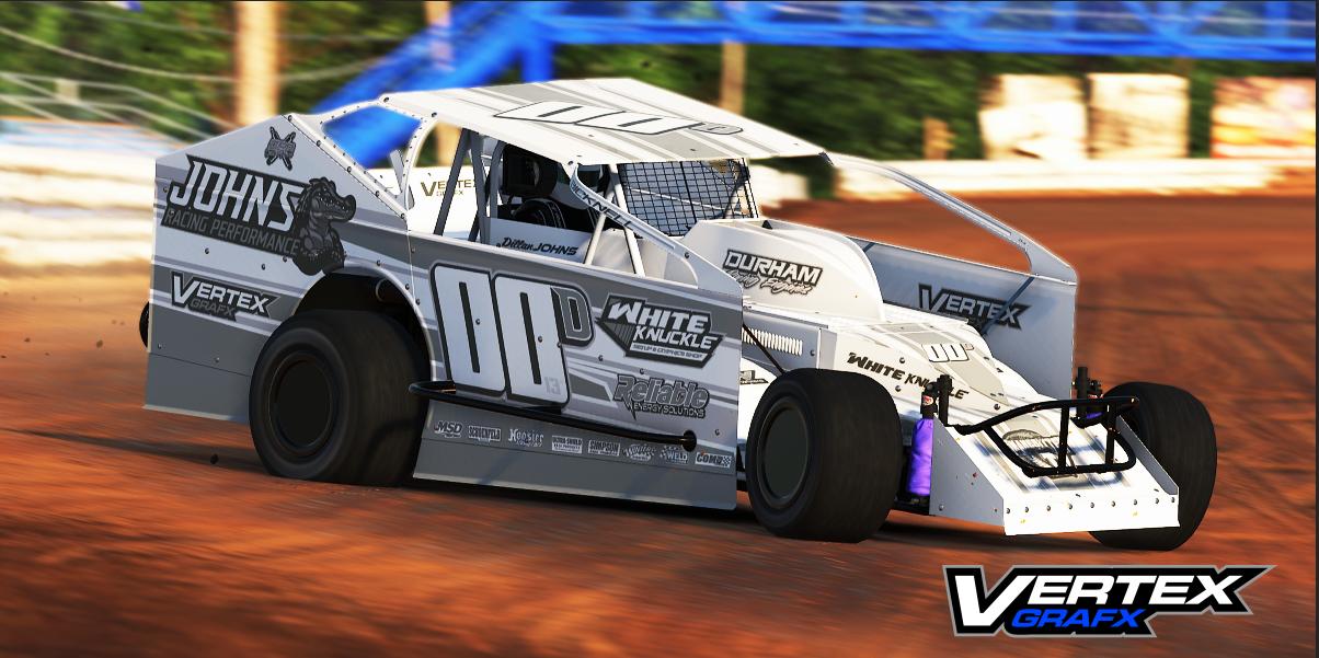 Dillan Johns Dirt Northeast Modified: Vertex Grafx by Tyler Bowman4 - Trading Paints