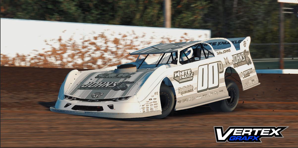 Dillan Johns Dirt Late Model: Vertex Grafx by Tyler Bowman4 - Trading Paints