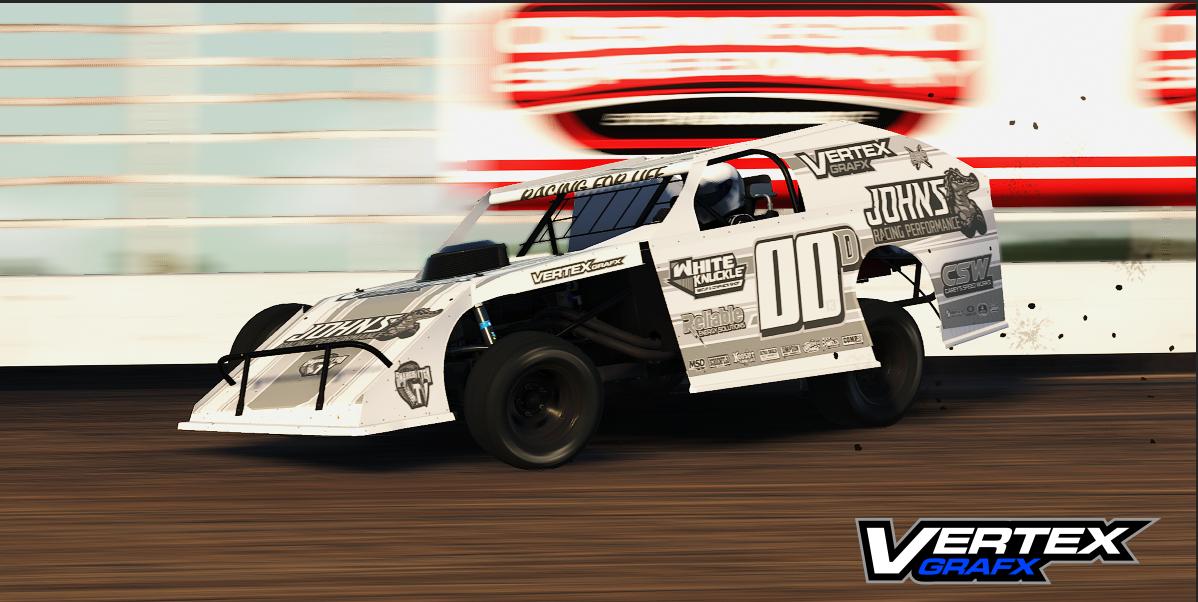 Dillan Johns Dirt UMP Modified: Vertex Grafx by Tyler Bowman4 - Trading Paints