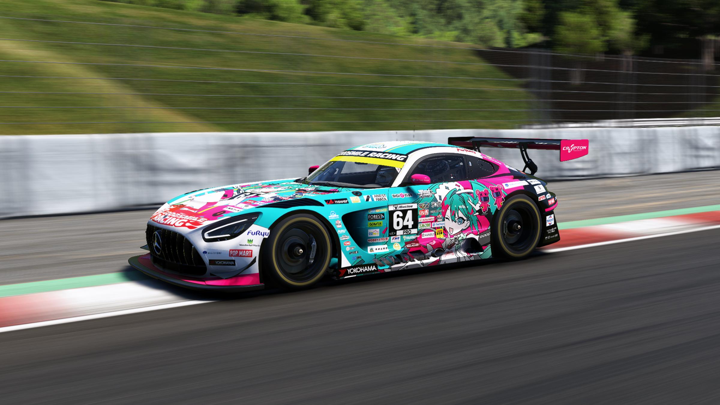 2025 #4 Goodsmile Racing Hatsune Miku GT Project | SuperGT by Maximilian Zinke - Trading Paints